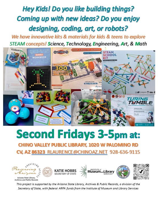 STEAM Workshop | Yavapai Library Network